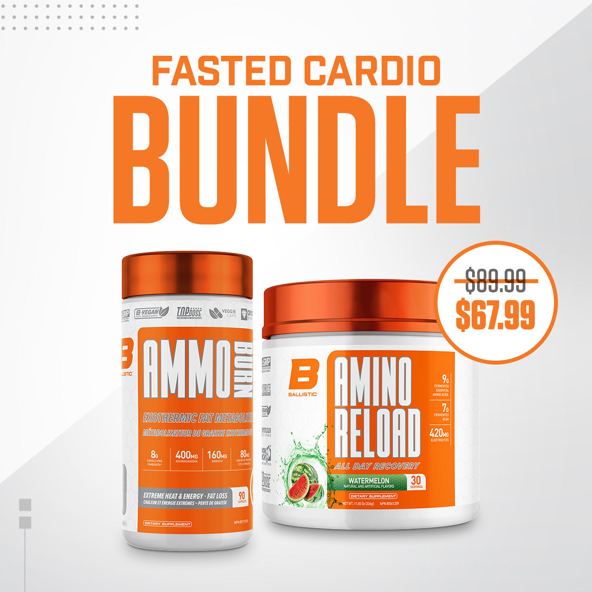 Ballistic Supps | Fasted Cardio Bundle